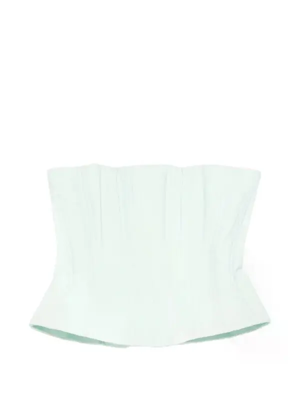 Costarellos Pleated Corset Top