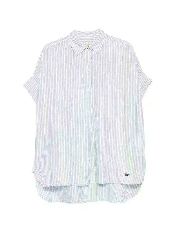 Max Mara Verve Striped Shirt - Blue