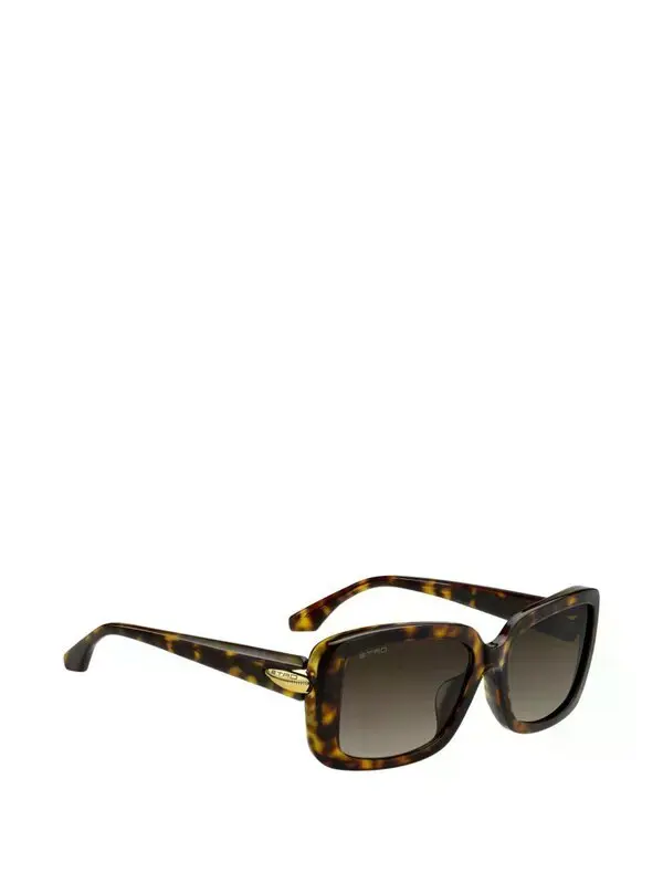 Etro Rectangle-frame Sunglasses - Brown
