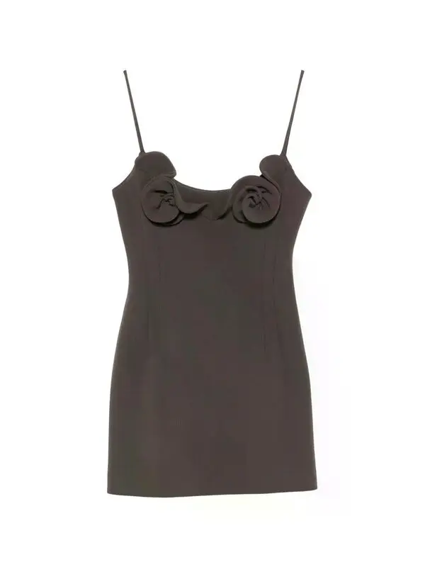 Magda Butrym Floral-appliqué Mini Dress