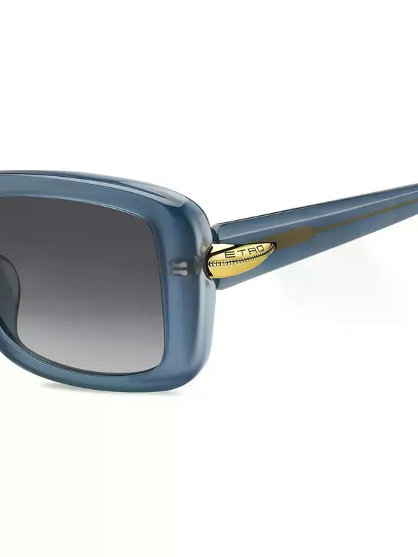 Etro Rectangle-frame Sunglasses - Blue