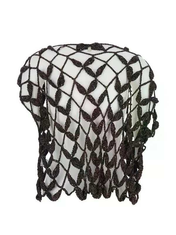 Antonelli Firenze Crochet Knitted Top