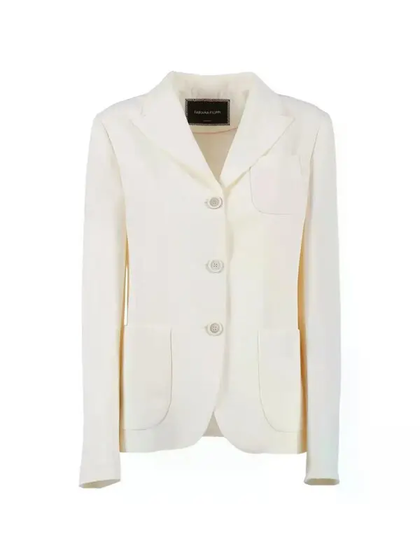 Fabiana Filippi Lapel Pocket Jacket - Neutrals