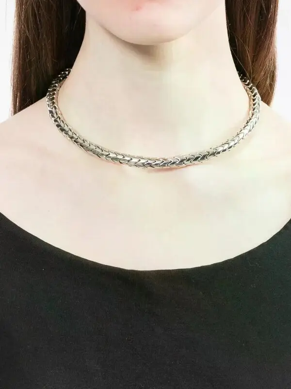 Toga Round Snake-motif Chain Choker