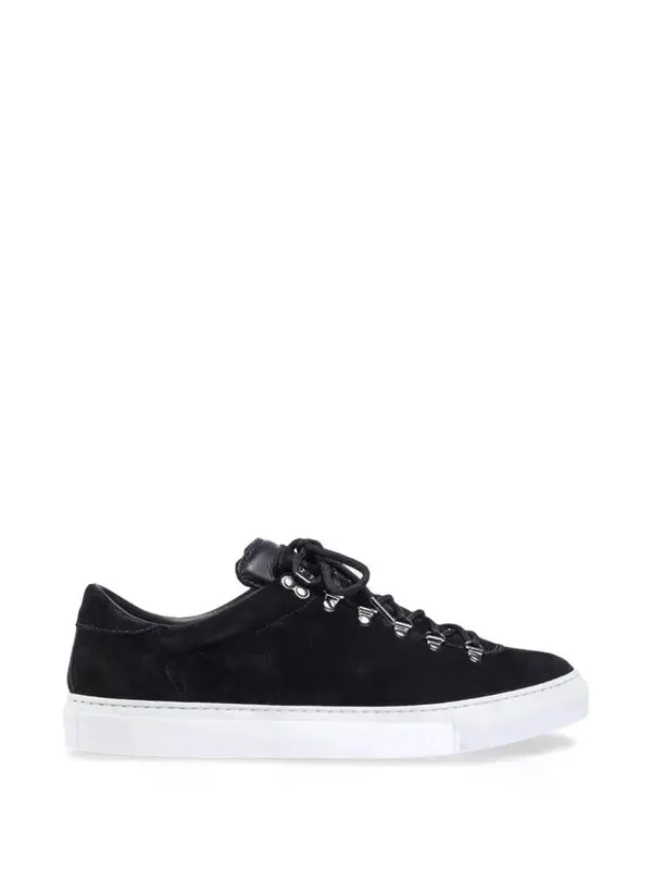 Diemme Marostica Suede Lace-up Sneakers - Black