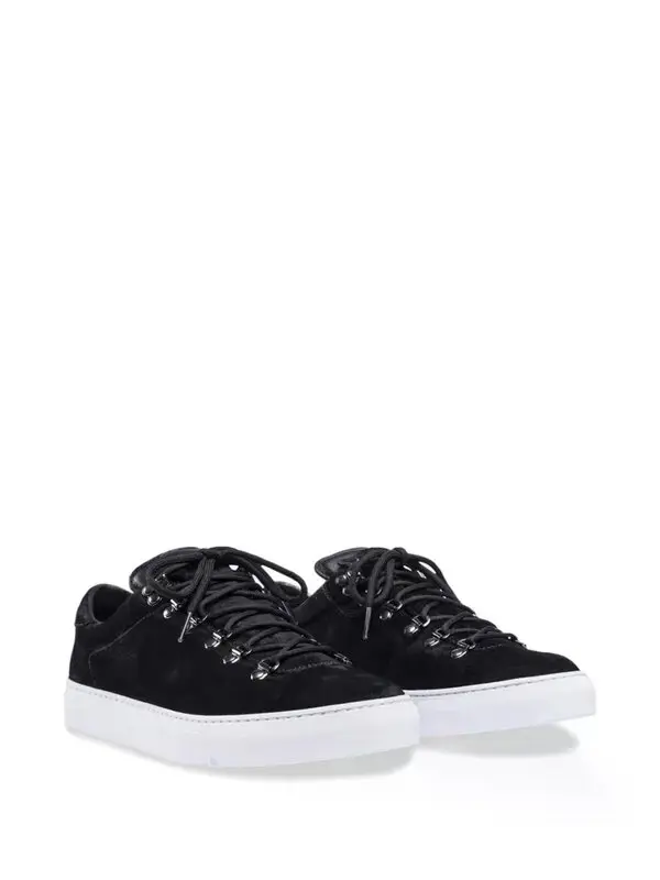 Diemme Marostica Suede Lace-up Sneakers - Black