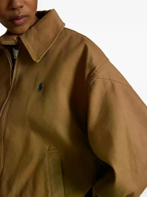Polo Ralph Lauren Pony-embroidered Zip Jacket - Brown