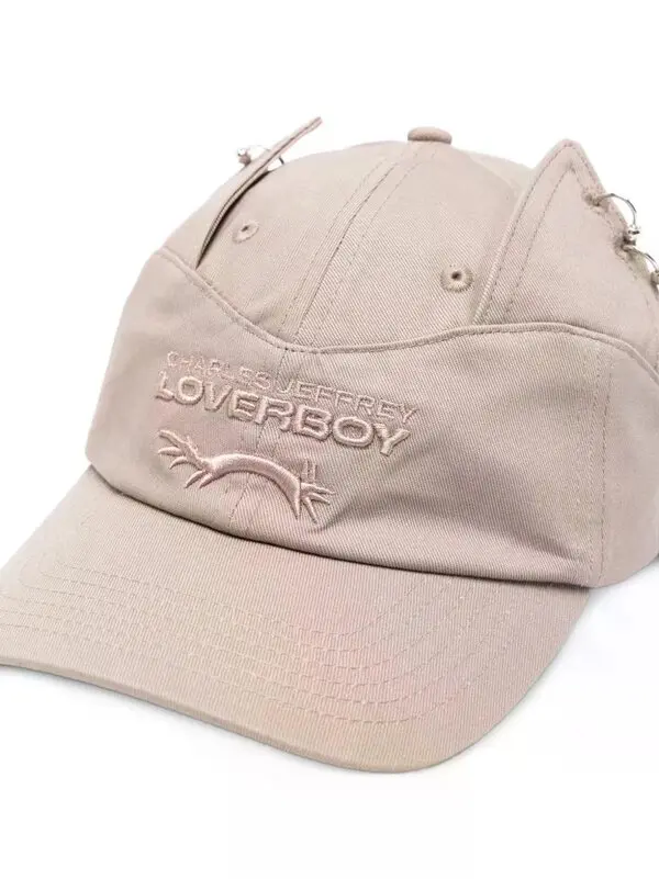 CHARLES JEFFREY Pierced-ears Baseball Cap - Neutrals