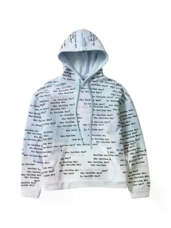 WHO DECIDES WAR Logo-embroidered Hoodie