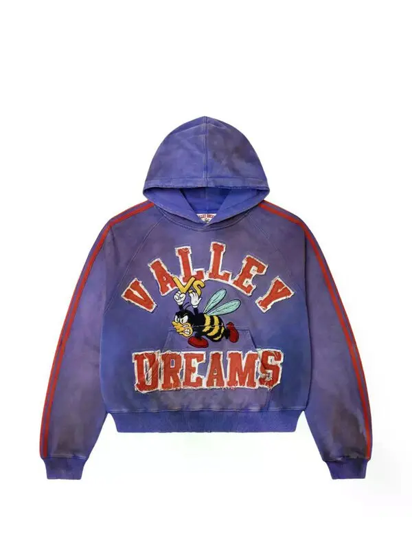 VALE FOREVER Appliqué Hoodie - Purple