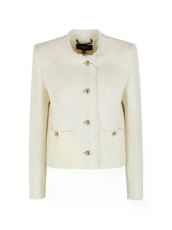 Max Mara Agami Frayed Jacket