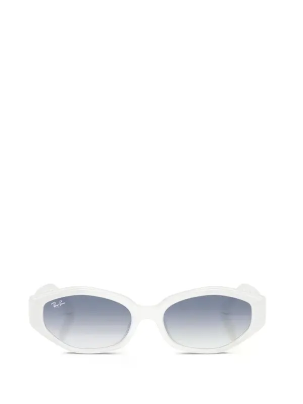 Ray-ban Oval-frame Sunglasses - White