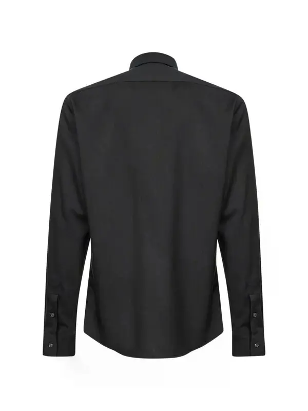 D4.0 Button Collar Shirt - Black