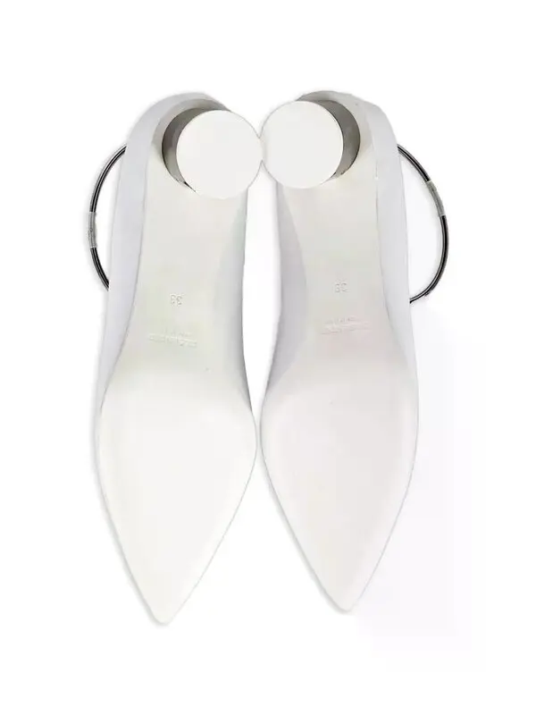 JIL SANDER Alima Pointed Leather Pumps