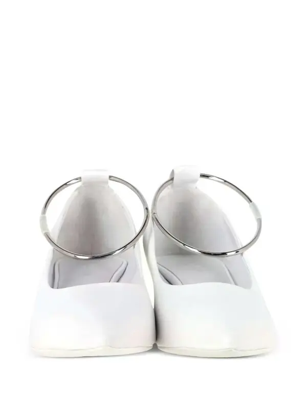 JIL SANDER Alima Pointed Leather Pumps