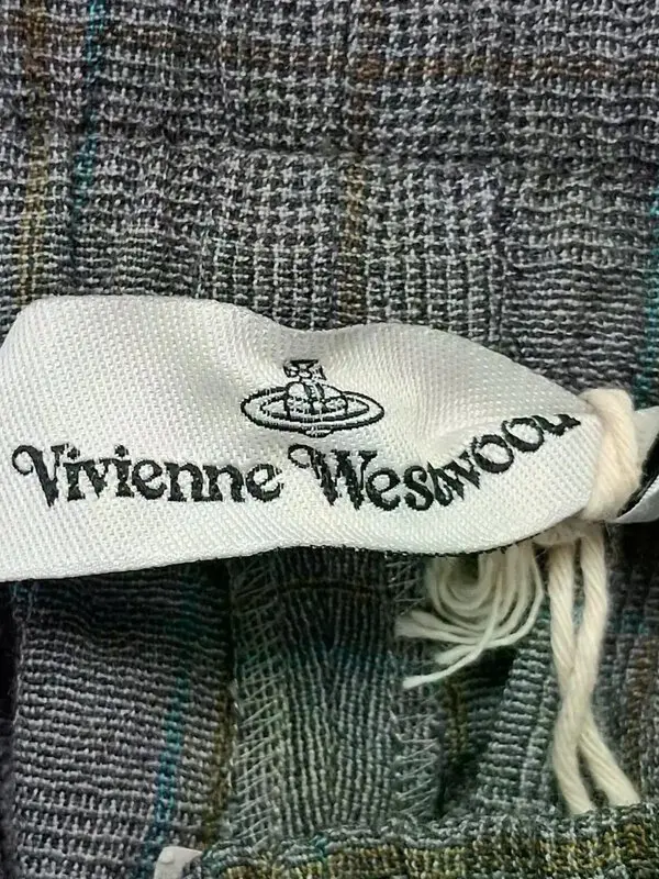 VIVIENNE WESTWOOD Checked Drawstring Trousers