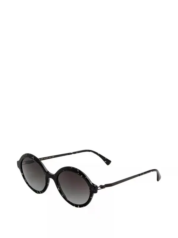 Mykita Noomi Round Frame Sunglasses - Black