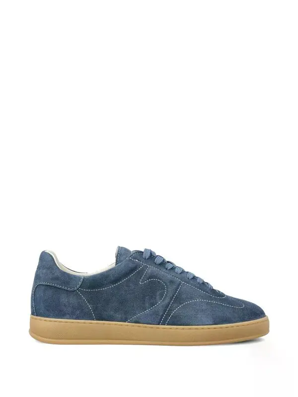 Tagliatore Lace-up Suede Sneakers - Blue