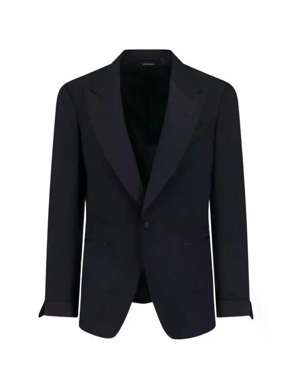 TOM FORD Single-brested Blazer - Black