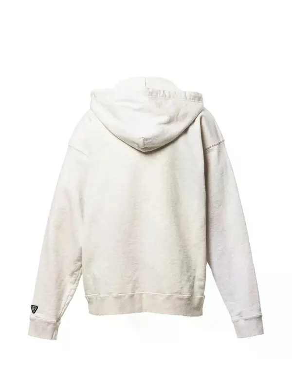Mihara Yasuhiro Printed Zip-up Hoodie - Neutrals