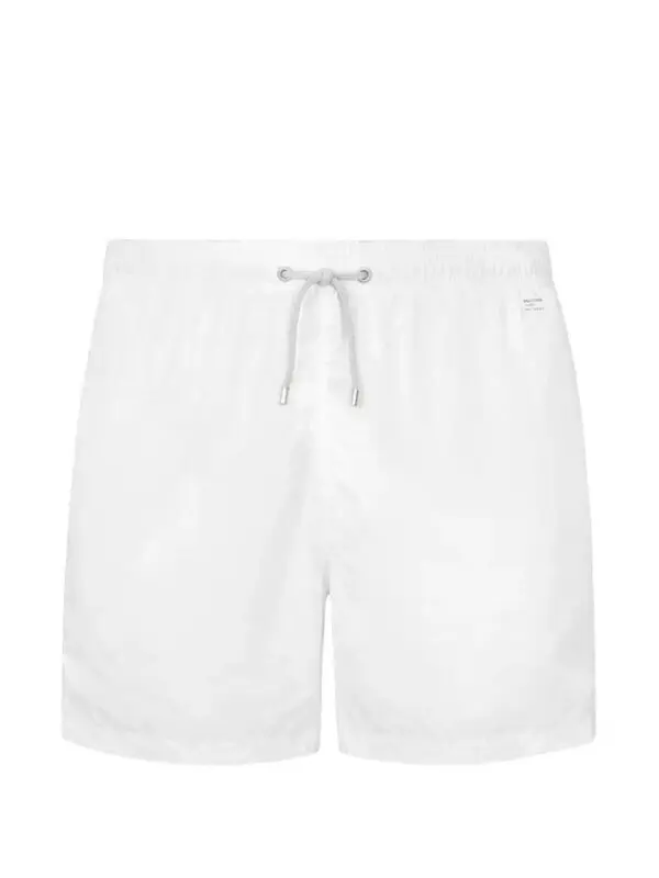 MC2 SAINT BARTH Logo-patch Swim Shorts - White