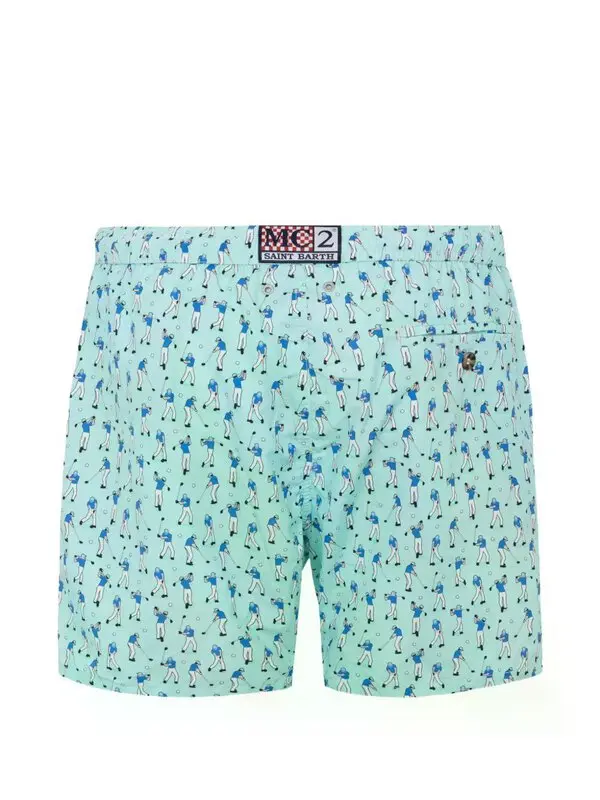 MC2 SAINT BARTH Lightweight Swim Shorts - Blue