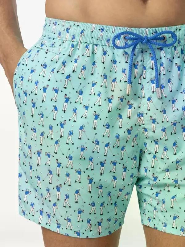MC2 SAINT BARTH Lightweight Swim Shorts - Blue