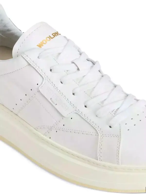 Woolrich Arrow Leather Sneakers - White