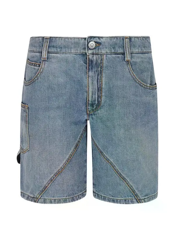 Ermanno Scervino Panelled Denim Shorts