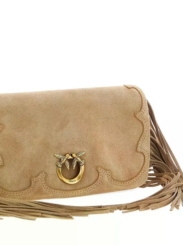 Pinko Mini Love Click Soft Crossbody Clutch Bag