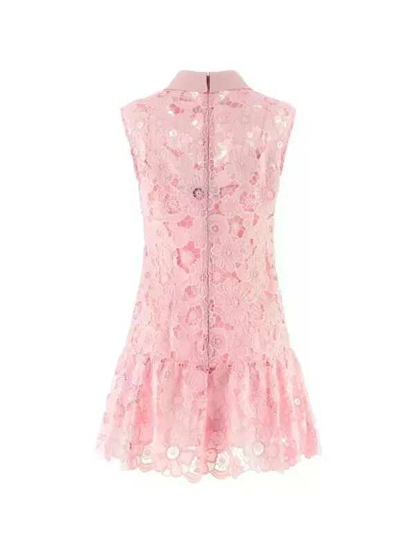 SELF-PORTRAIT Lace Collared Dress