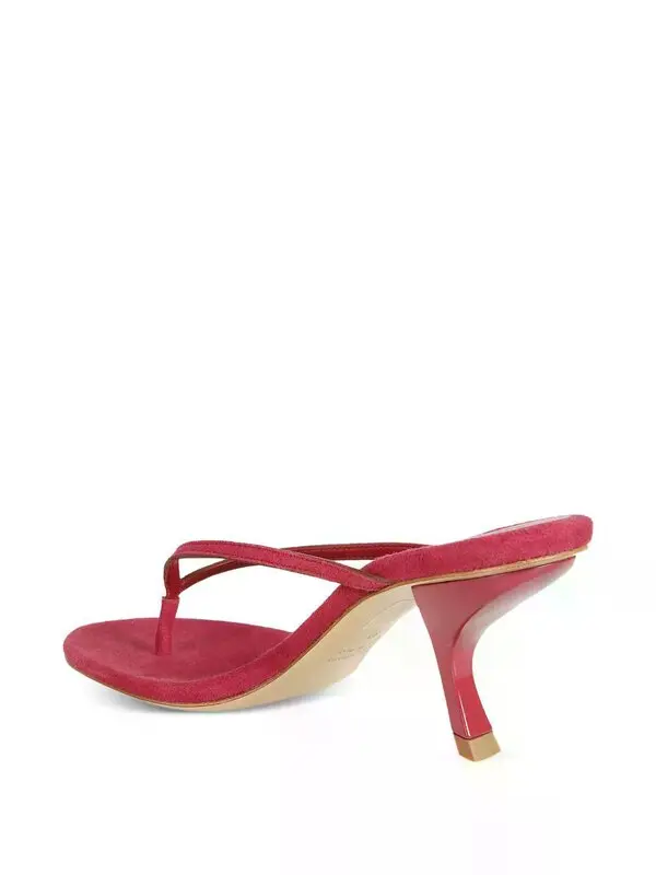 GIABORGHINI Aurorina Leather Sandals - Red