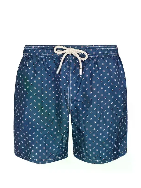 MC2 SAINT BARTH Fantasy Sea Boxer - Blue