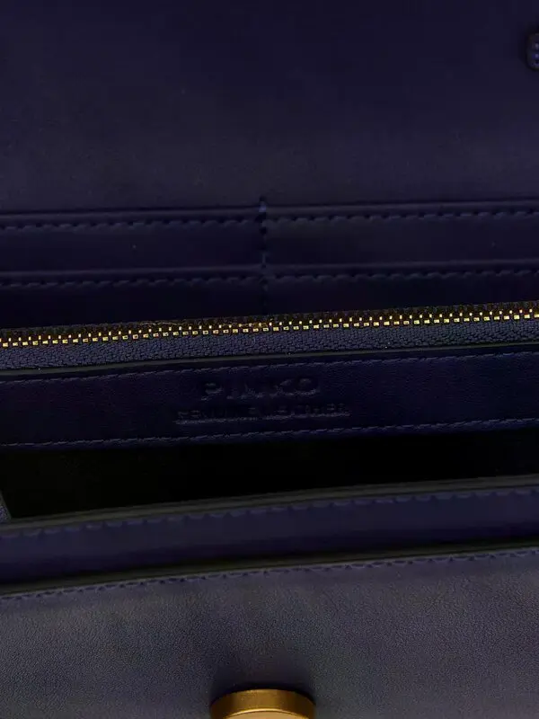 Pinko Love Simply Birds Chain Wallet - Purple