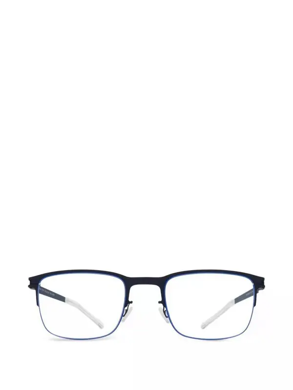 Mykita Fort Rectangle Glasses - Blue