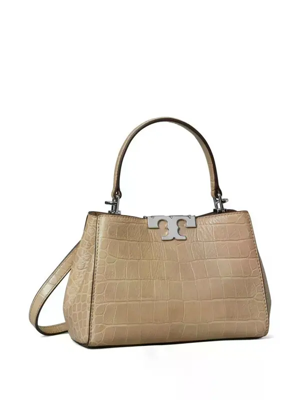 Tory Burch Mini Eleanor Soft Croc-embossed Satchel - Neutrals