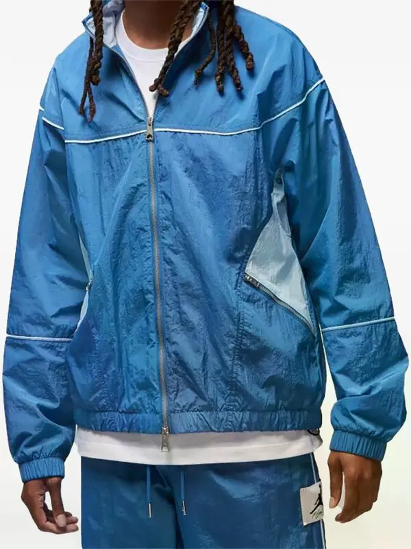 JORDAN Air Logo-patch Jacket - Blue