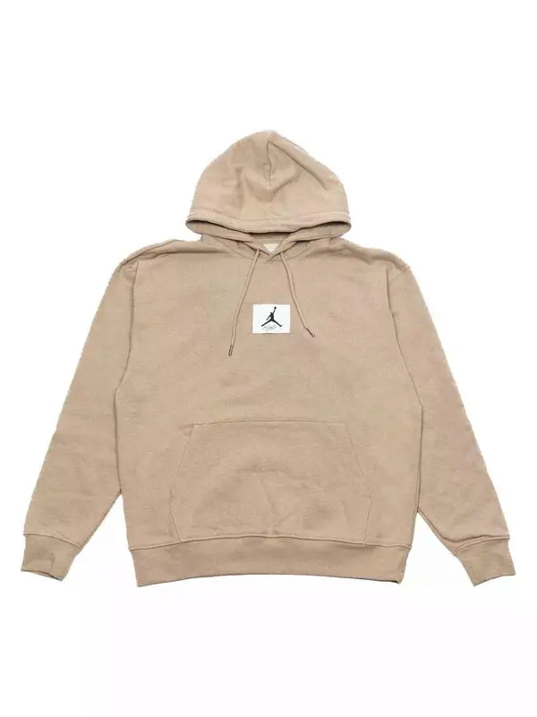 JORDAN Logo-patch Hoodie - Neutrals