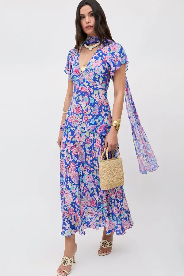 Rixo Evie Cara Floral Dress