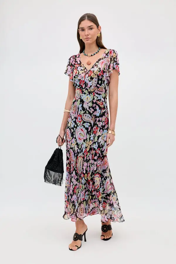Rixo Floral Print Regular Bexley Cara