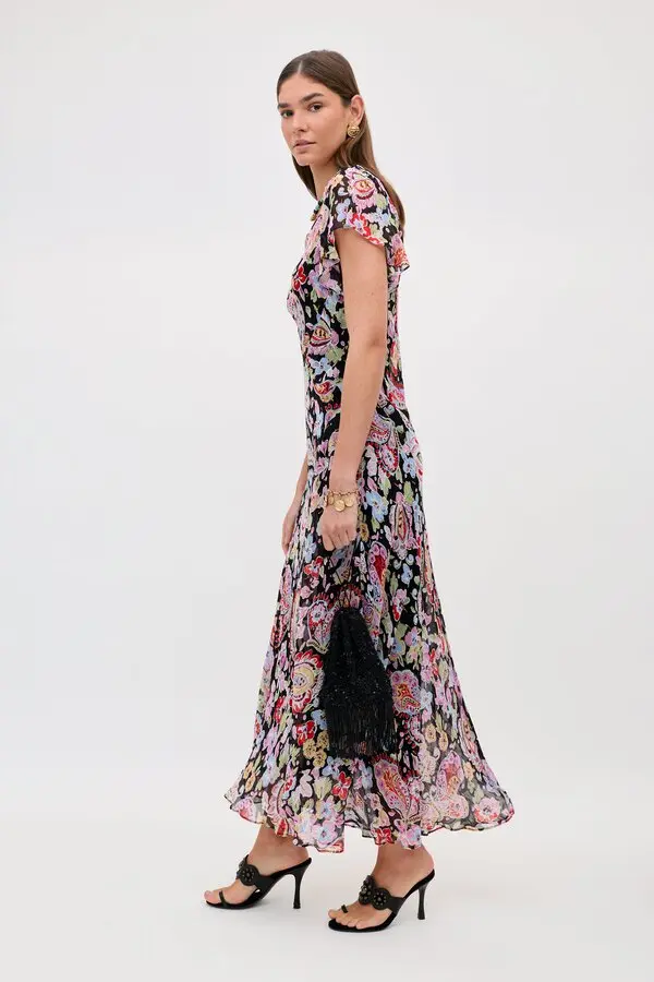 Rixo Floral Print Regular Bexley Cara