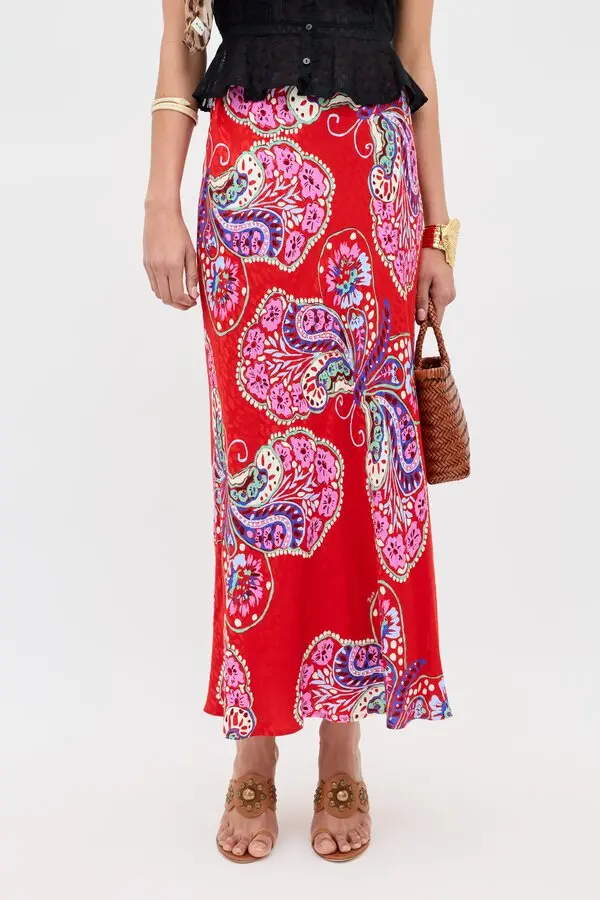 Rixo Kelly Butterfly Bloom Jacquard Regular