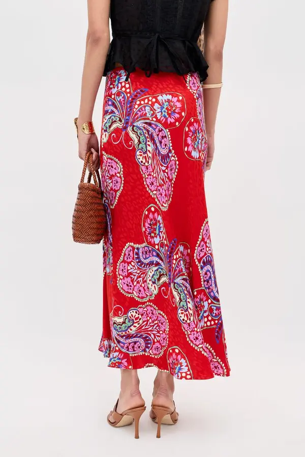 Rixo Kelly Butterfly Bloom Jacquard Regular
