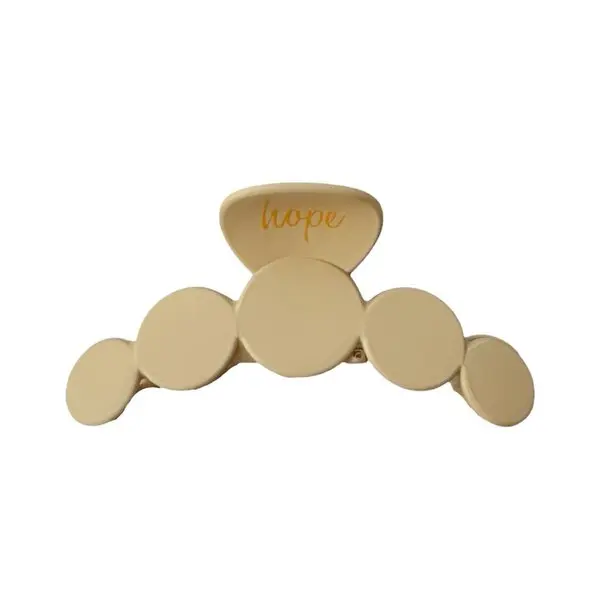 HEADBANDS OF HOPE Matte Dot Claw Clip - Tan