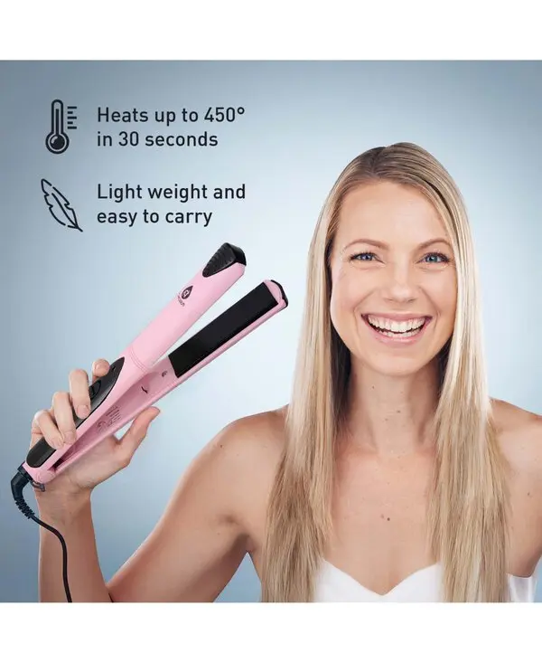 PURSONIC Complete Set: Usb Rechargeable & Flat Iron Duo - Pink