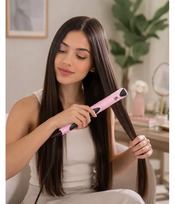 PURSONIC Complete Set: Usb Rechargeable & Flat Iron Duo - Pink