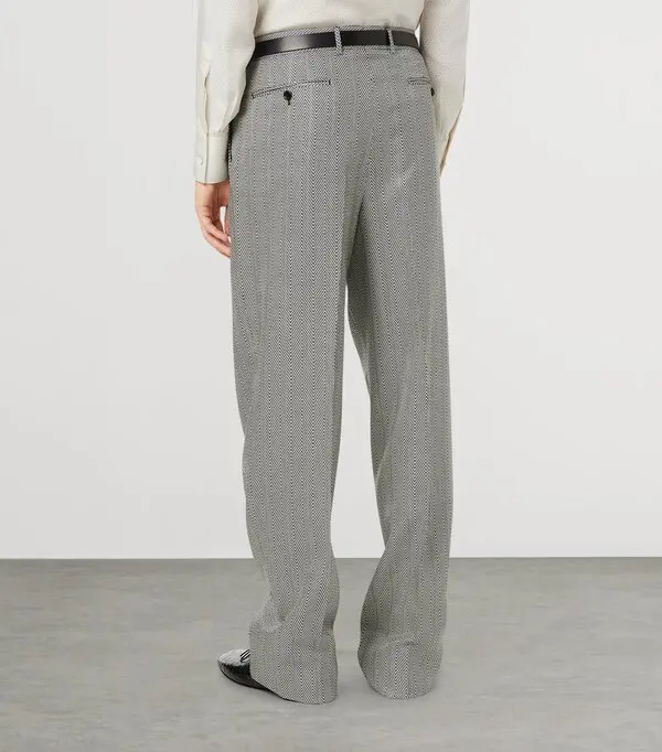 TOM FORD Silk Tailored Trousers