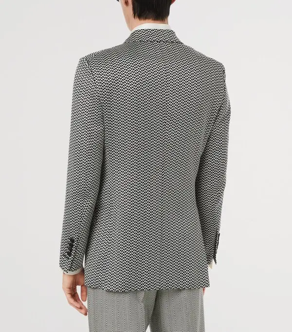 TOM FORD Silk Double-breasted Blazer