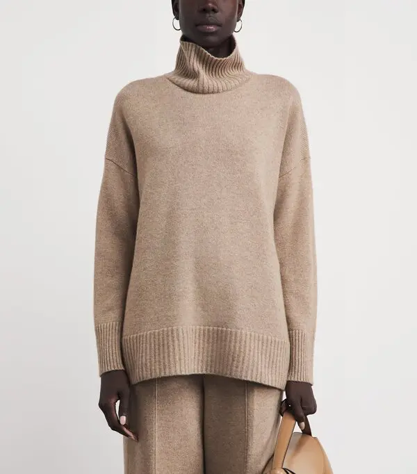 Lafayette 148 New York Cashmere Funnel-neck Sweater