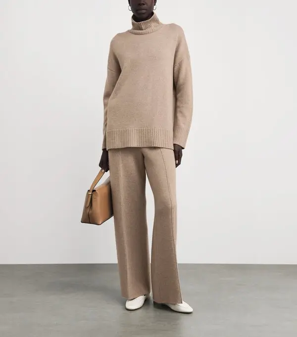 Lafayette 148 New York Cashmere-silk Blend Trousers